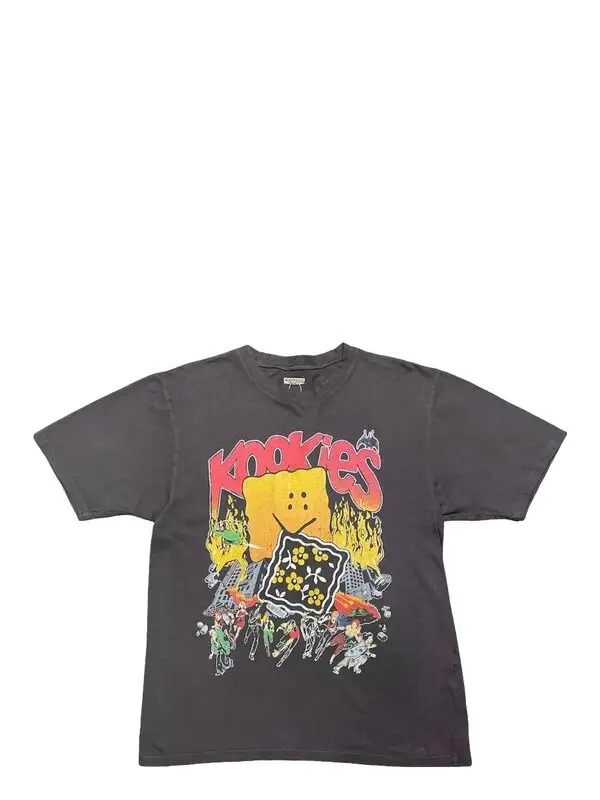 Kapital Buster Peckish Bowy Kookies T-shirt - Black