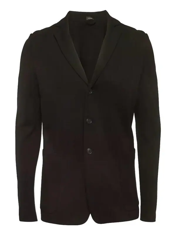 JIL SANDER Single-breasted Jersey Blazer - Black