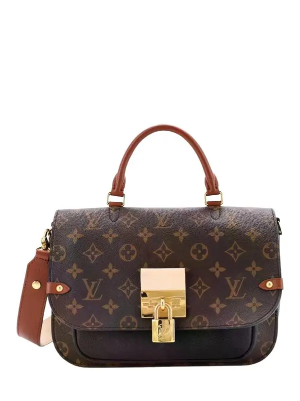 LOUIS VUITTON Monogram Canvas Vaugirard Satchel - Black