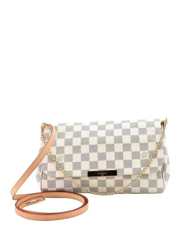 LOUIS VUITTON Favorite Handbag Damier Mm Crossbody Bag - White