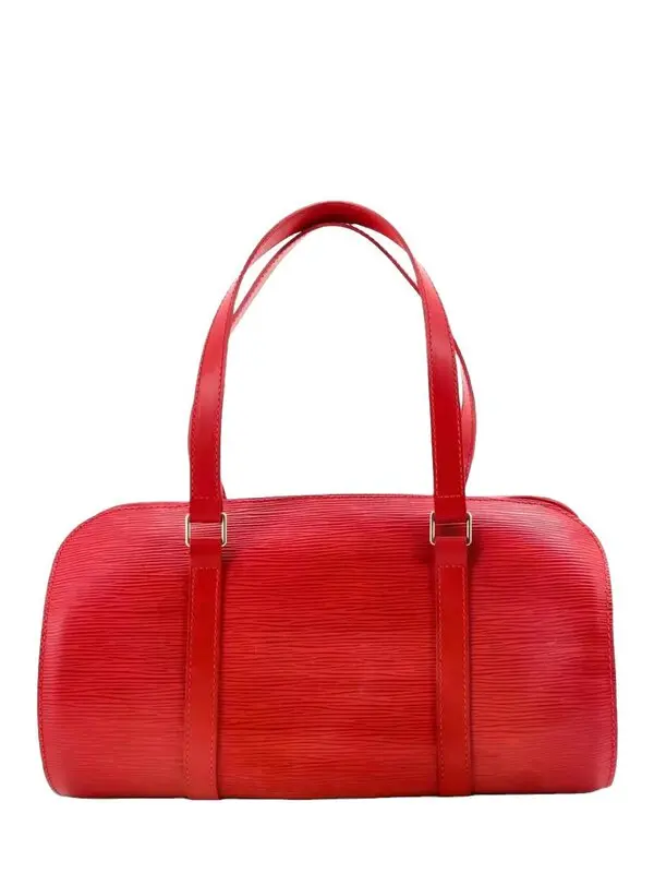 LOUIS VUITTON Soufflot Epi Leather Handbag - Red