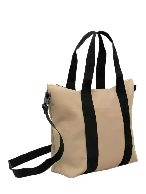 Rains Mini Logo-puller Tote Bag - Neutrals