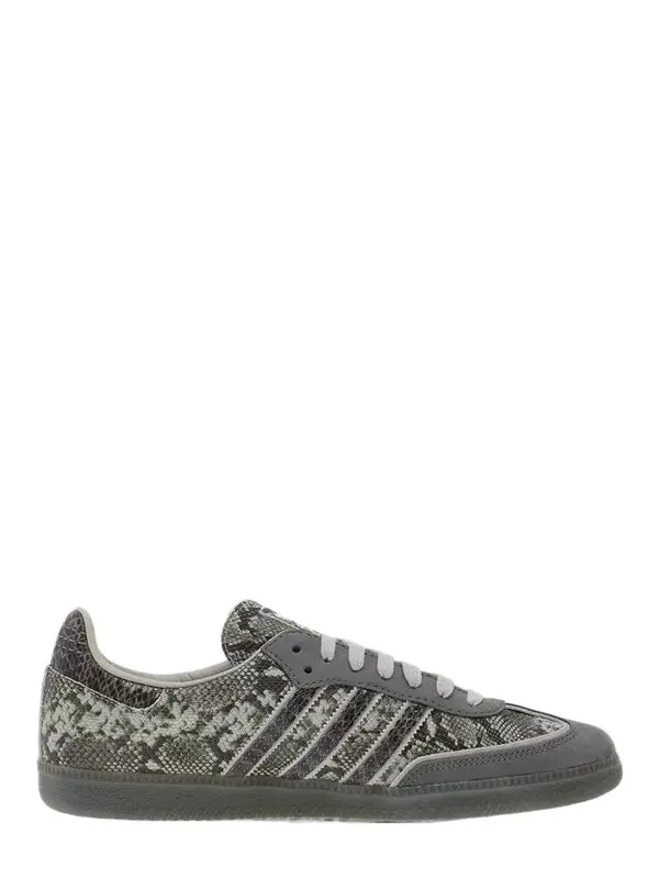 Adidas Samba Og Snakeskin-effect Sneakers - Grey