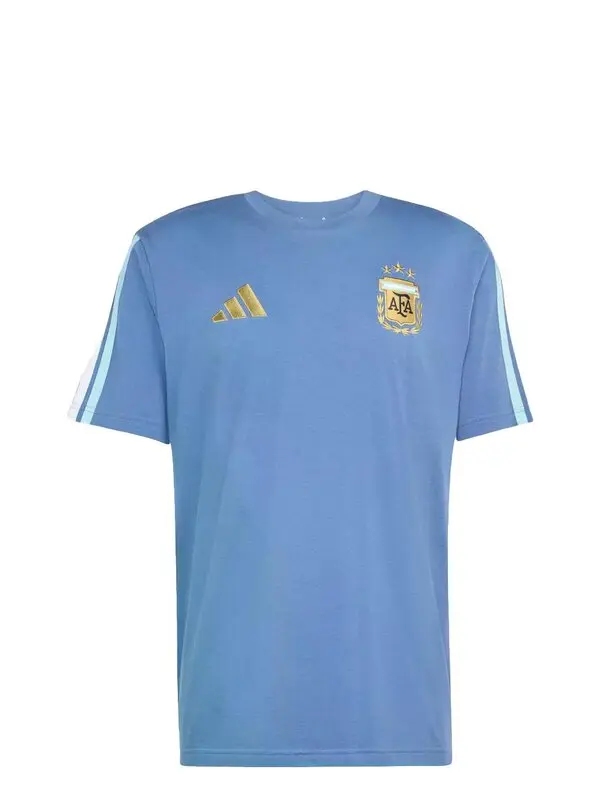 Adidas Argentina Dna Logo-print T-shirt - Blue