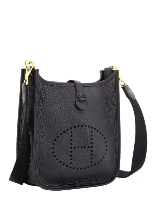 Hermès Evelyne Iii Clemence Tpm Crossbody Bag - Black