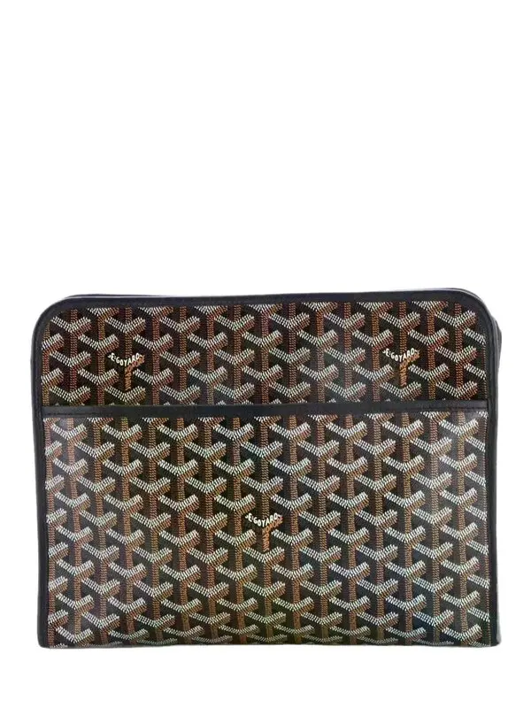 Goyard Coated Canvas Gm Pouch - Black