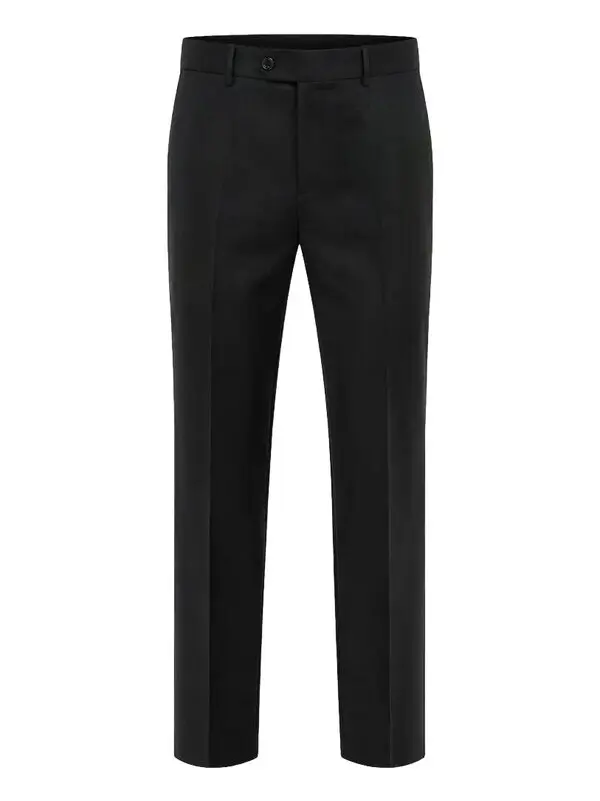 Corneliani Virgin Wool Trousers - Black
