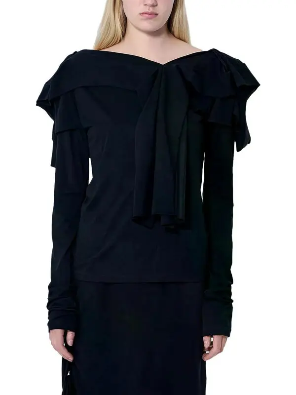 Yohji Yamamoto Long-sleeve Blouse - Black