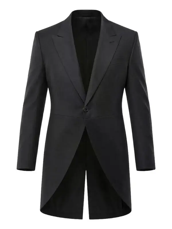 Corneliani Mantua Peak-lapel Jacket - Black