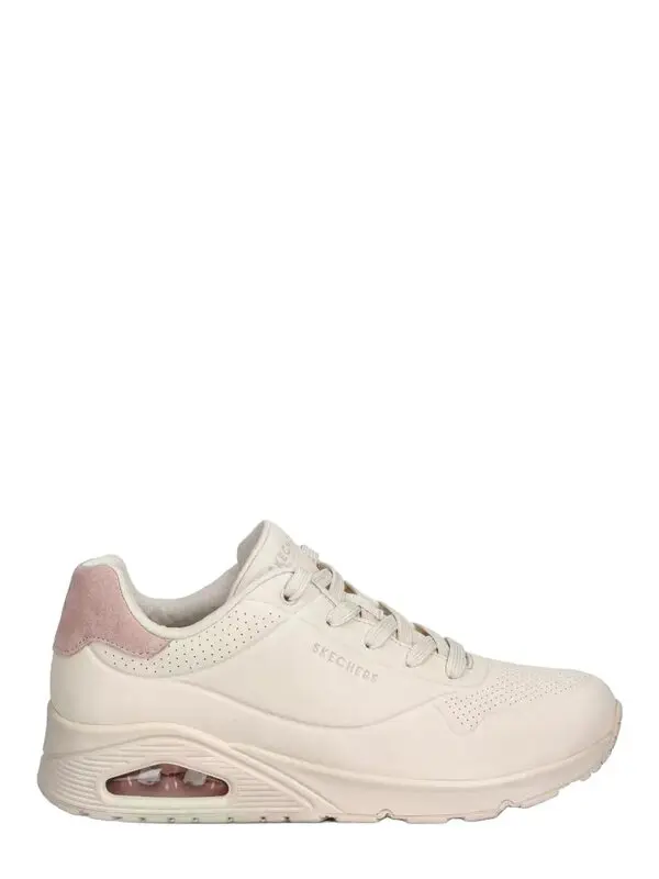 Sketchers Uno Pop Back Perforated Panel Sneakers - Neutrals