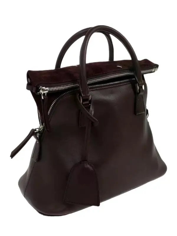 MAISON MARGIELA 5ac Mini Tote Bag - Brown