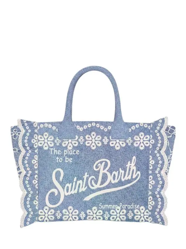 MC2 SAINT BARTH Vanity Tote Bag - Blue