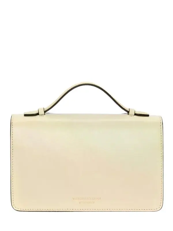 Victoria Beckham Small Dorian Leather Cross Body Bag - Neutrals
