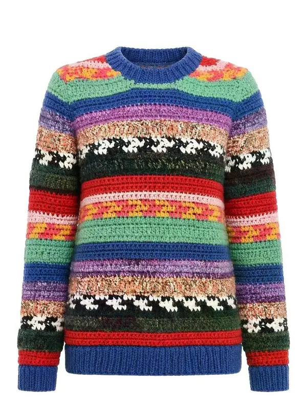 Dsquared2 Stripe-knit Sweater - Blue