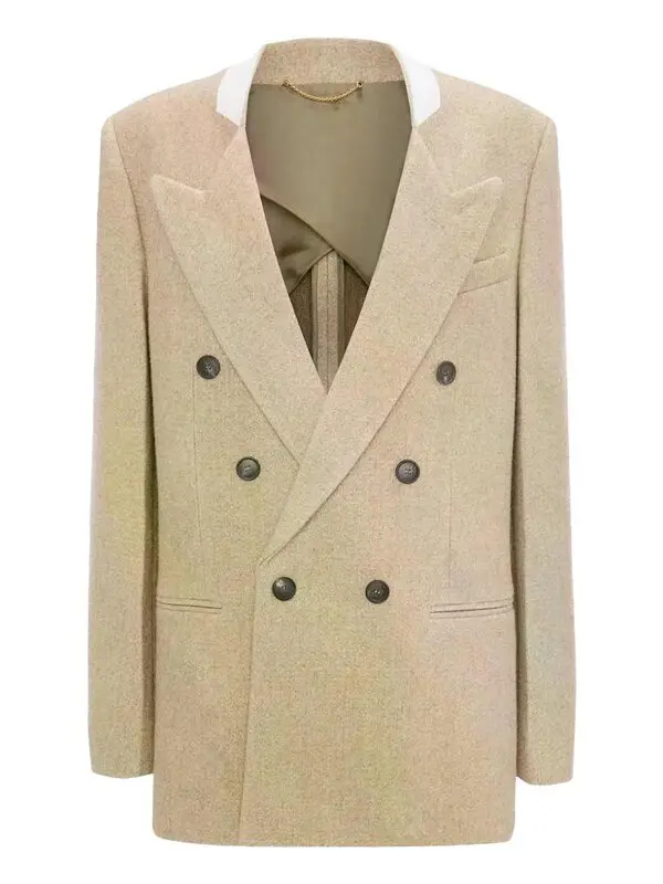 Victoria Beckham Beatrice Double-breasted Blazer - Neutrals