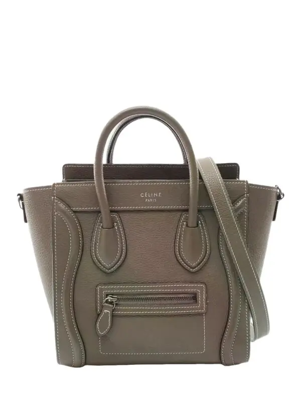 Celine Luggage Nano Tote Bag - Grey