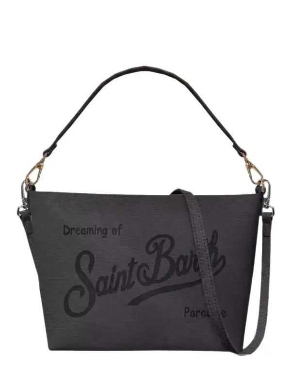 MC2 SAINT BARTH Aline Logo-print Shoulder Bag - Grey
