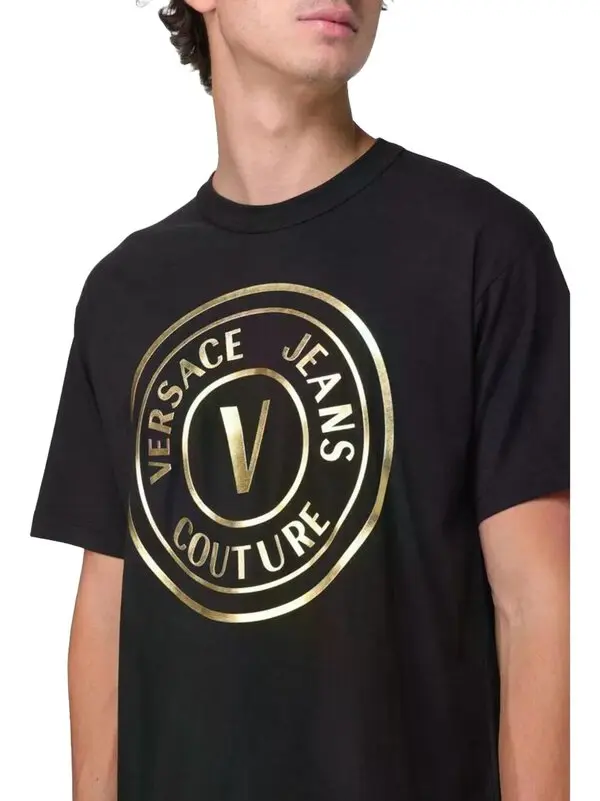 Versace Logo-print T-shirt - Black