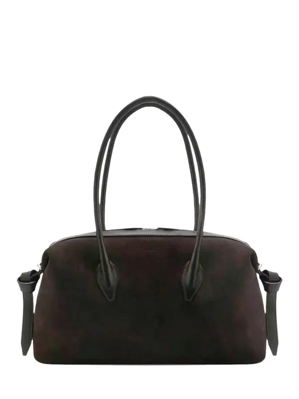 Yuzefi Brioche Suede Tote Bag - Brown