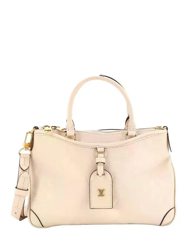 LOUIS VUITTON Monogram Empreinte Giant Pm Satchel Handbag - Neutrals