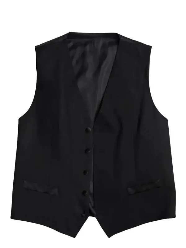 Dolce & Gabbana Sequin-embellished Stud-detail Suit - Black