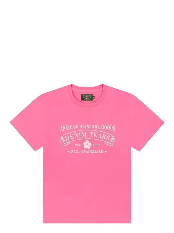 DENIM TEARS Adg T-shirt - Pink