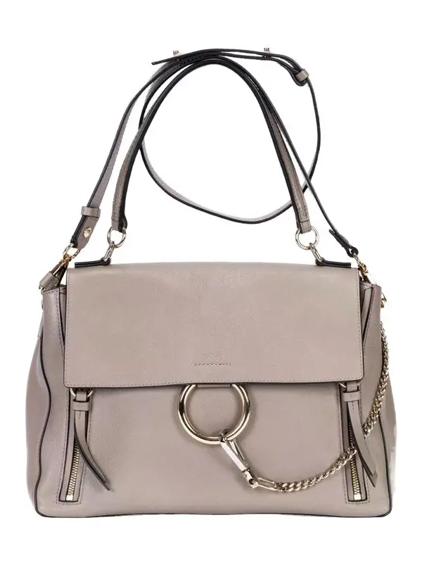 Chloé Faye Day Shoulder Bag - Grey