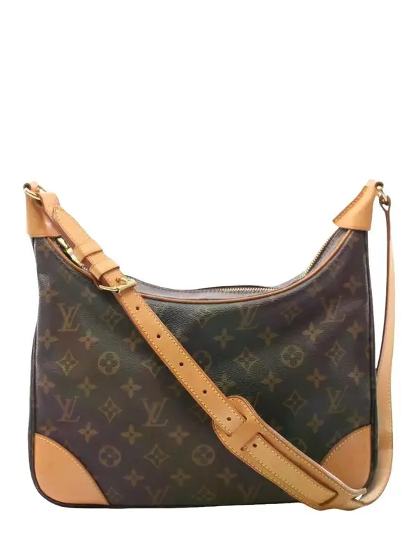 LOUIS VUITTON Monogram Boulogne Pm Shoulder Bag - Brown