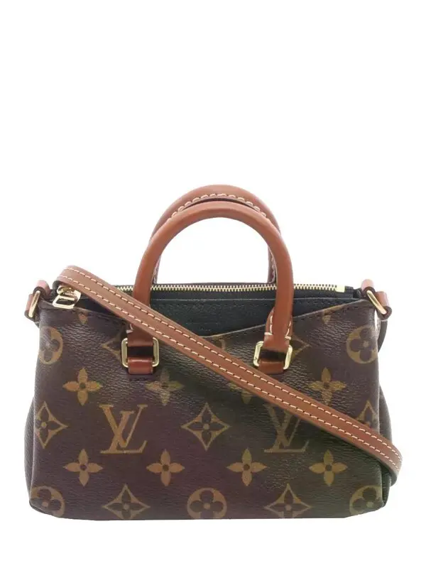 LOUIS VUITTON Monogram Pallas Satchel - Brown