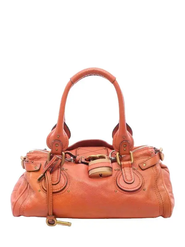 Chloé Medium Paddington Leather Handbag - Brown