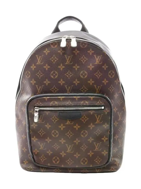 LOUIS VUITTON Monogram Macassar Josh Nv Backpack - Brown