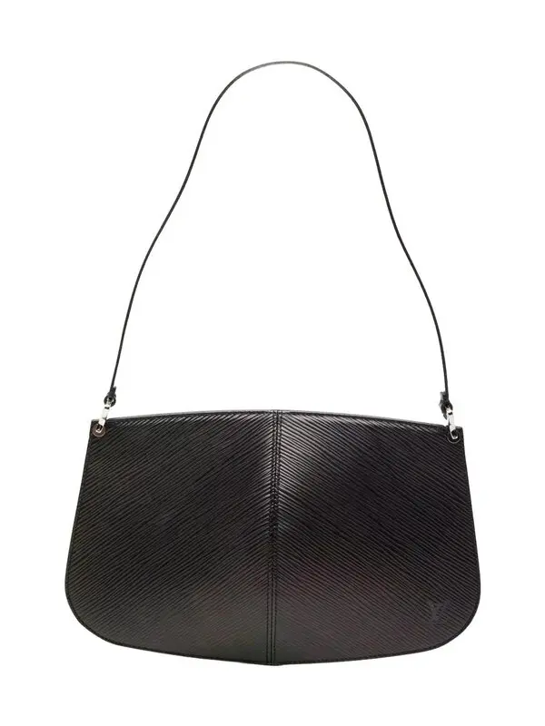 LOUIS VUITTON Epi Demi Lune Pochette Shoulder Bag - Black