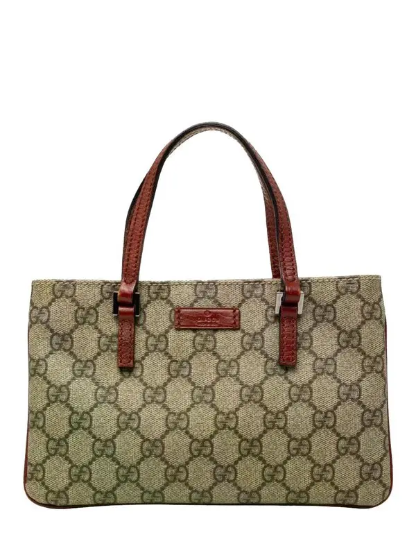 Gucci Gg Supreme Handbag - Neutrals