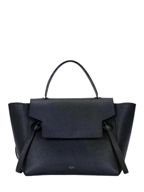 Celine Mini Belt Shoulder Bag - Black