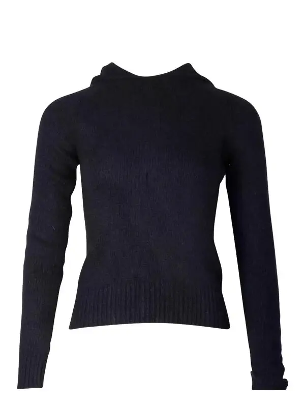 Ralph Lauren Hooded Wool Sweater - Blue