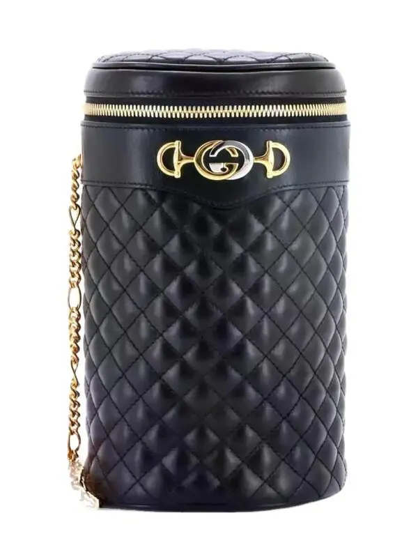 Gucci Quilted Leather Belt Bag - Black