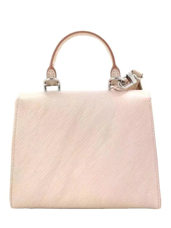 LOUIS VUITTON Cluny Top Handle Bag Epi Leather Mini Satchel - Neutrals