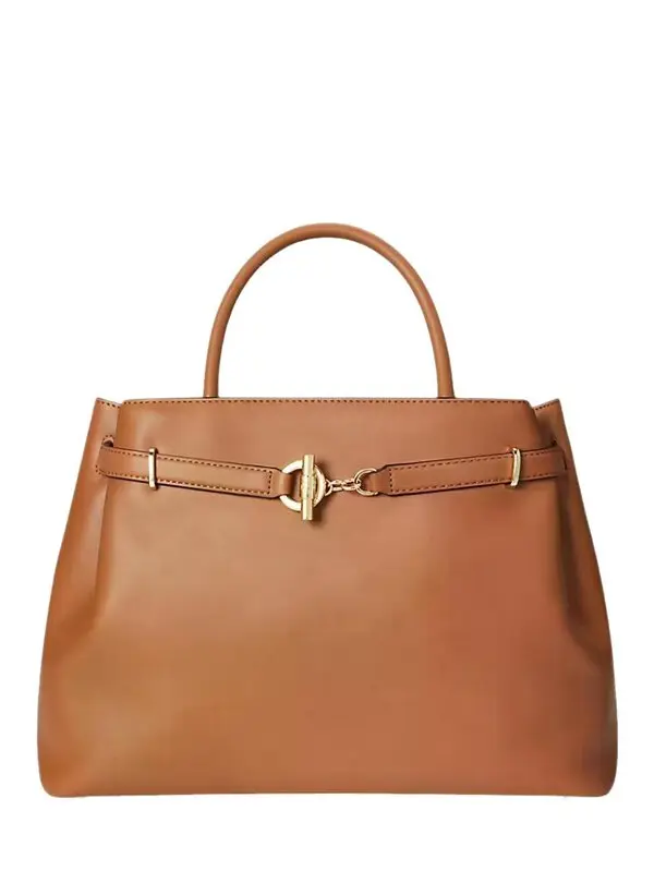 Ralph Lauren Large Tote Bag With Shoulder Strap - Brown