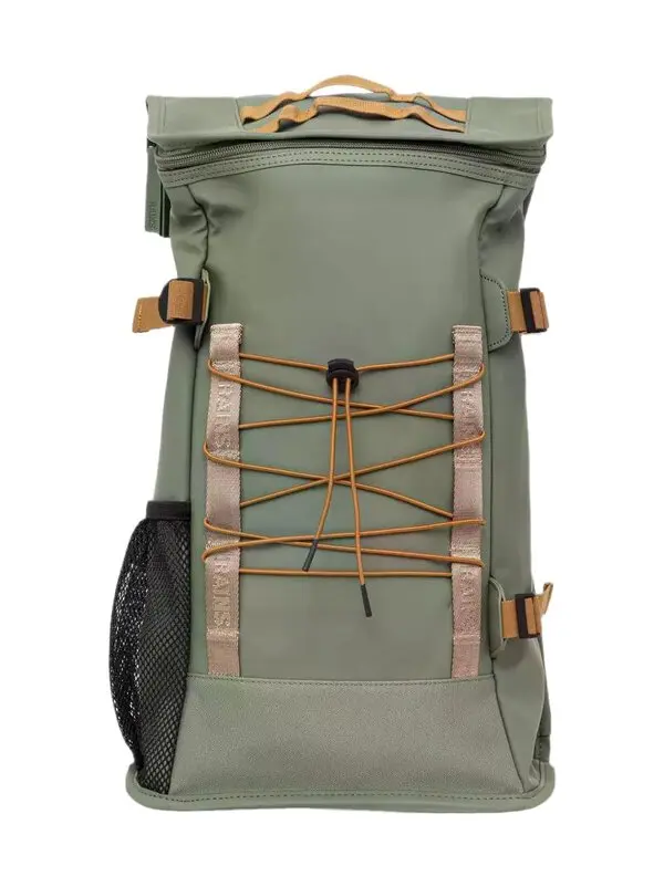 Rains Bungee Cord Buckle-fastening Backpack - Green