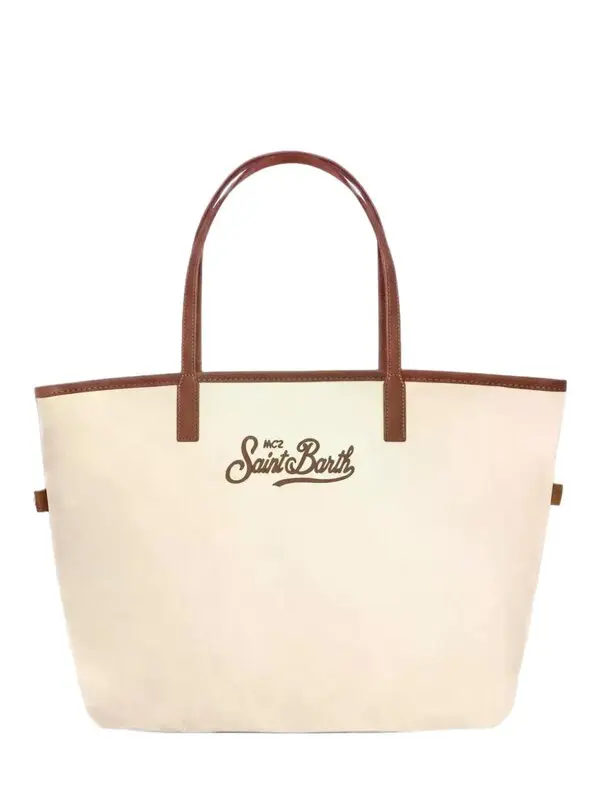 MC2 SAINT BARTH Logo Tote Bag - Neutrals