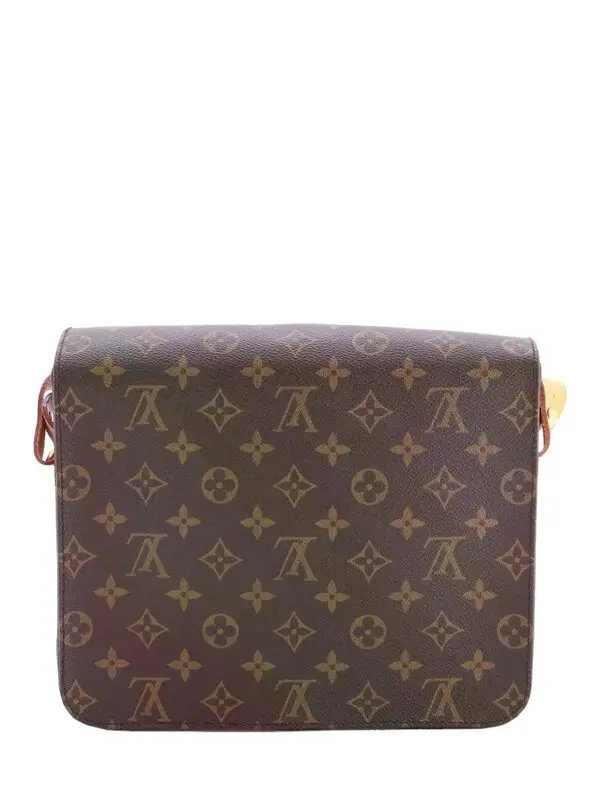LOUIS VUITTON Cartouchiere Gm Monogram Canvas Crossbody Bag - Brown
