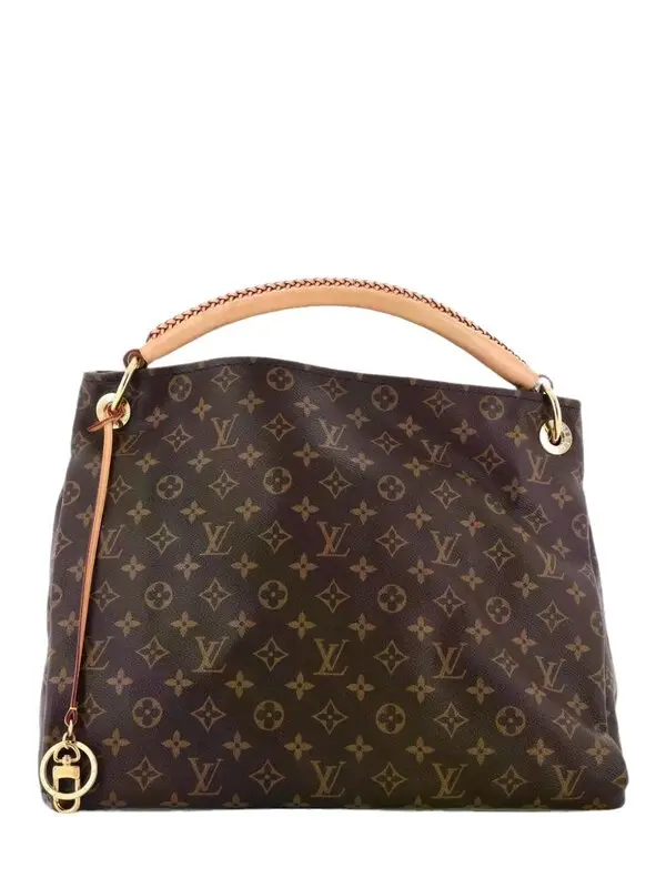 LOUIS VUITTON Artsy Monogram Canvas Mm Hobo Bag - Brown