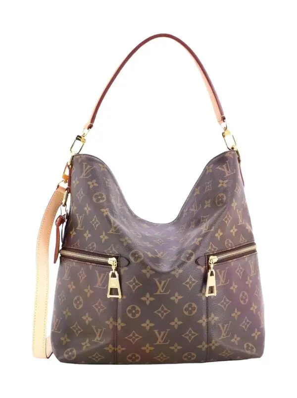 LOUIS VUITTON Monogram Canvas Melie Hobo Bag - Brown