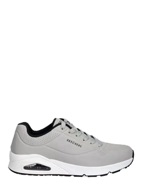 Sketchers Stand On Air Perforated Detail Sneakers - Grey