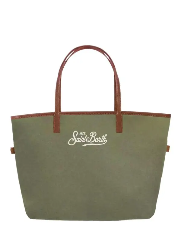MC2 SAINT BARTH City Logo Tote Bag - Green