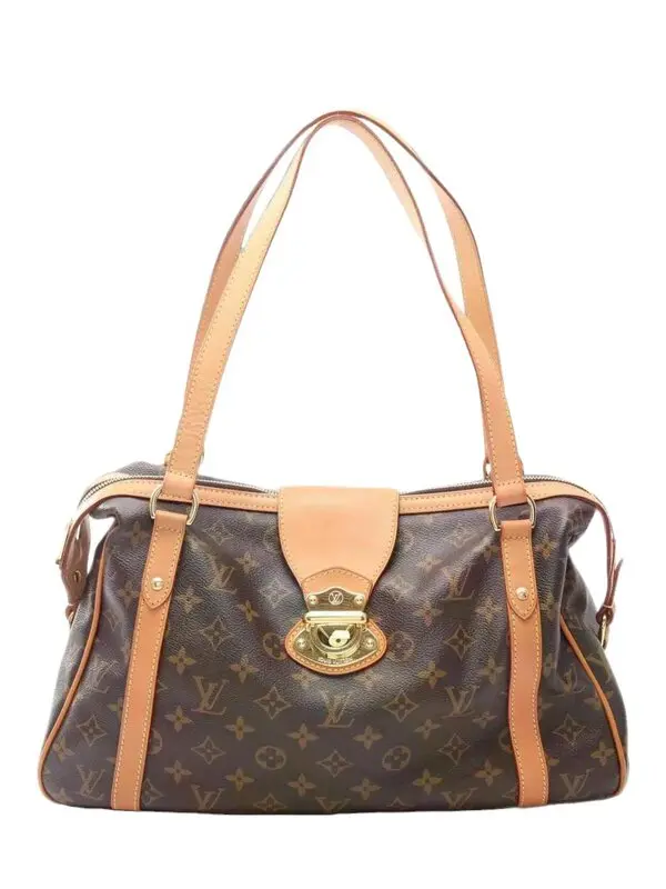 LOUIS VUITTON Monogram Pm Stresa Shoulder Bag - Brown