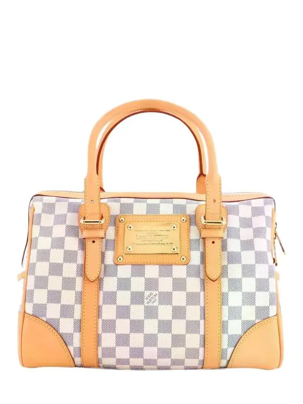 LOUIS VUITTON Damier Berkeley Shoulder Bag - White