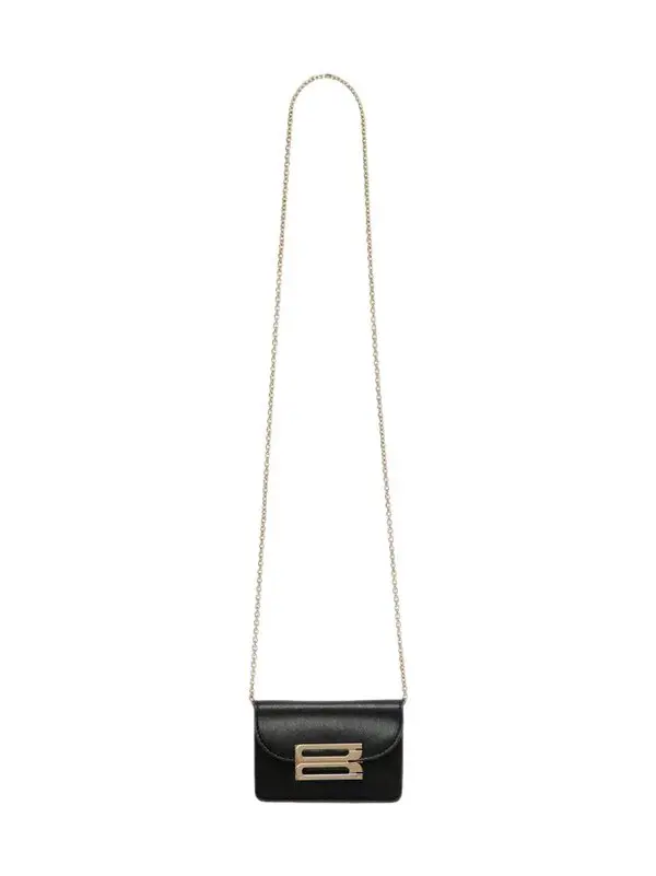 Victoria Beckham Micro Dorian Leather Cross Body Bag - Black