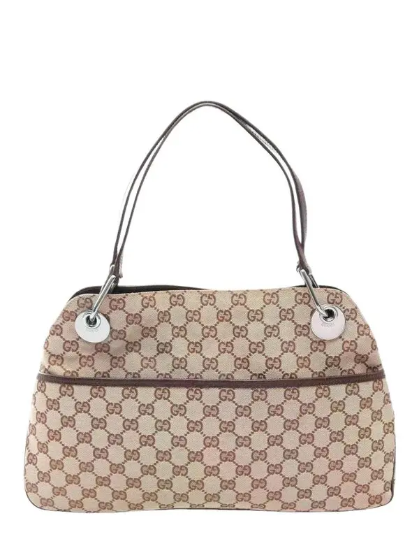Gucci Gg Canvas Shoulder Bag - Neutrals