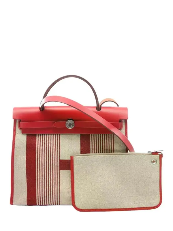 Hermès Herbag Zip Pm Handbag - Red